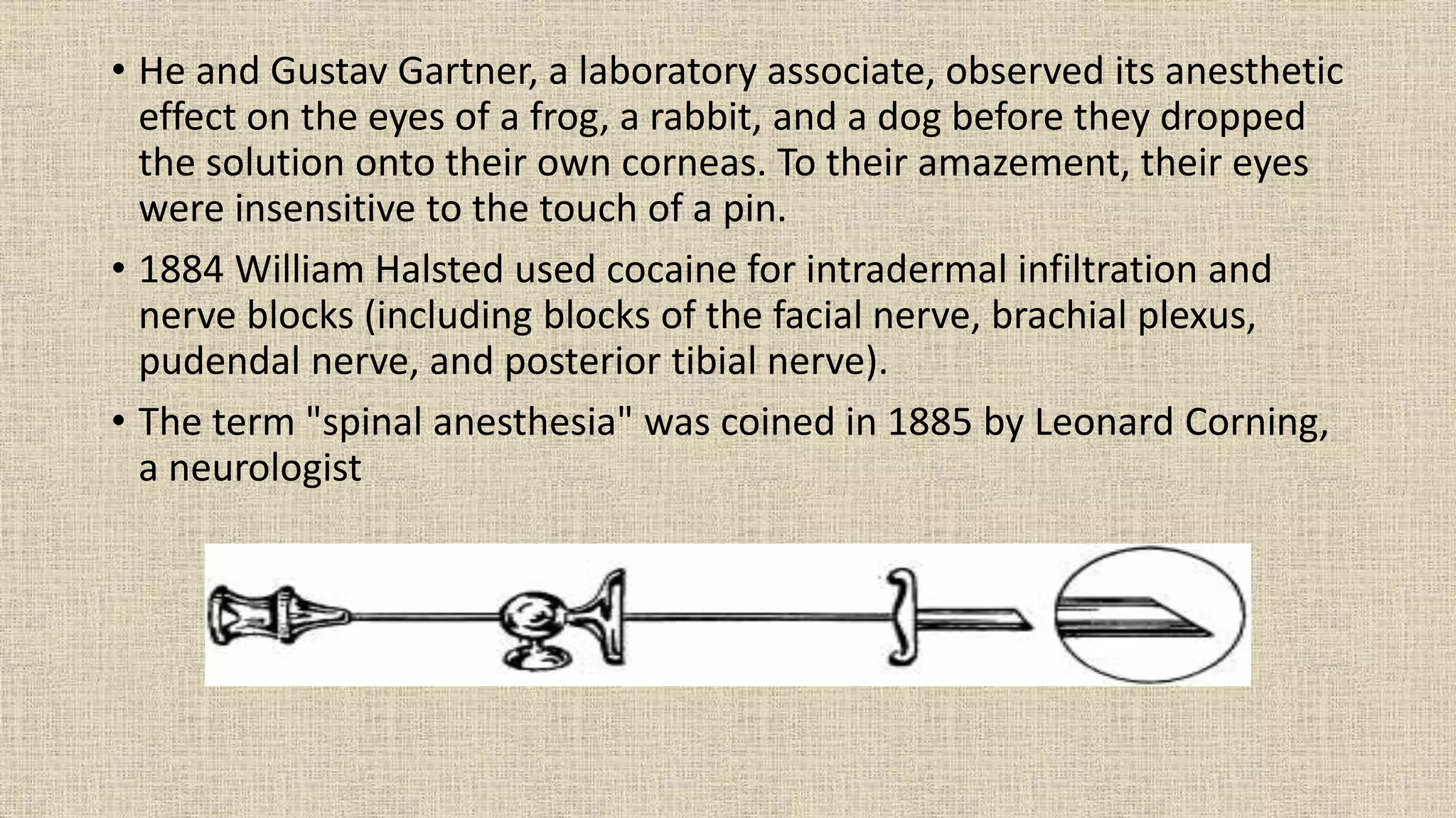 History of Anesthesiology | PPTX