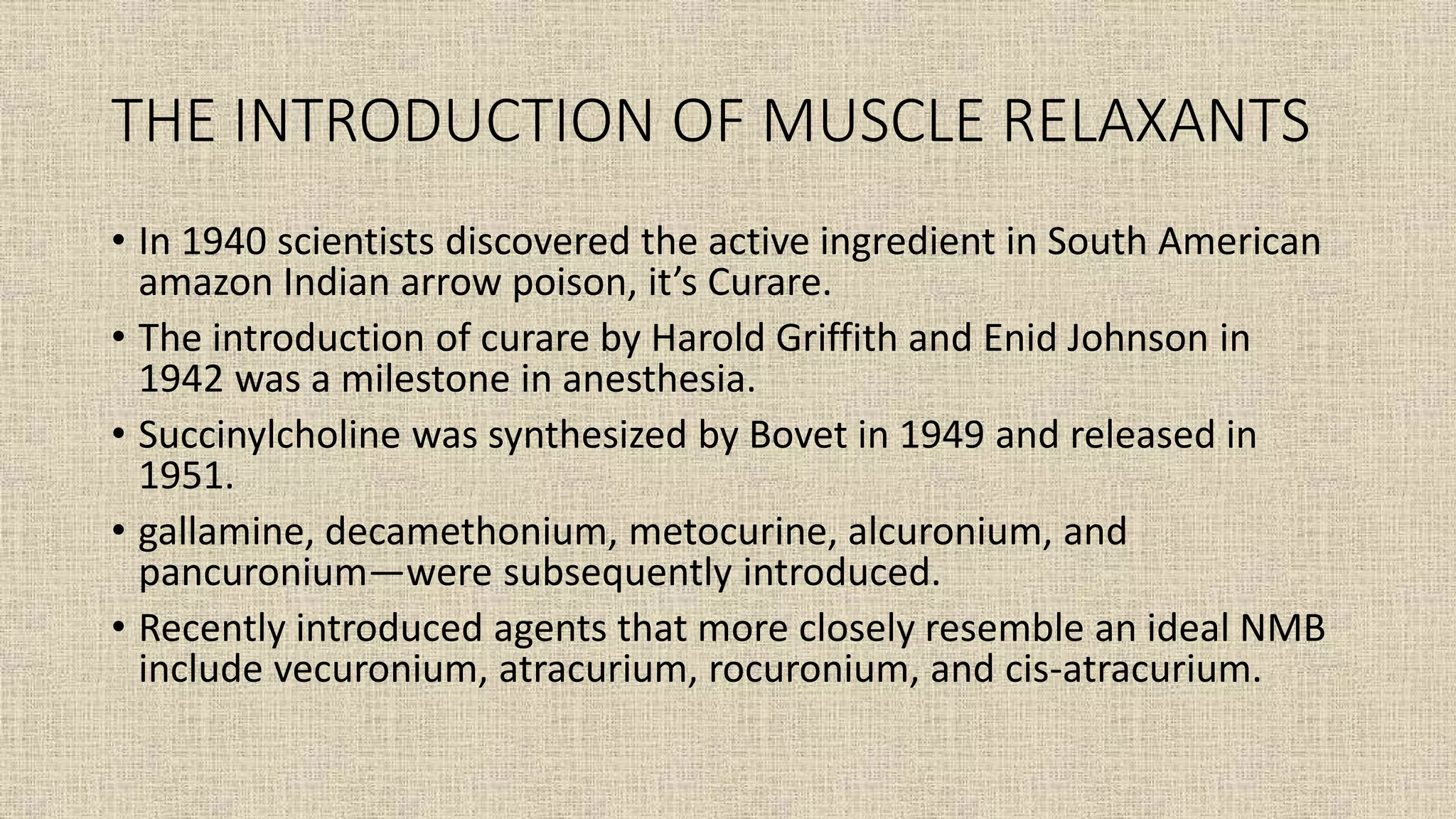 History of Anesthesiology | PPTX