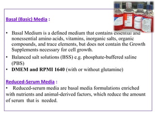 History of animal cell culture, cell final | PPTX