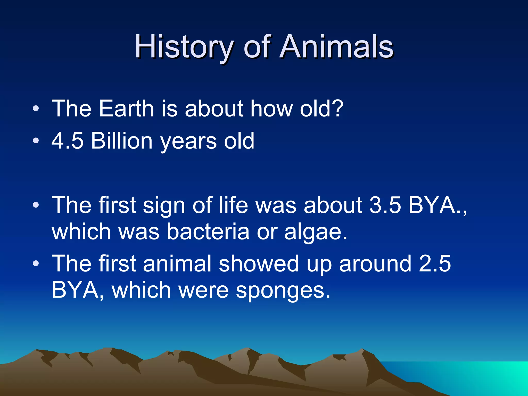 History Of Animals | PPT
