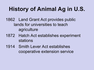 History and Process of Animal Science Industry.ppt