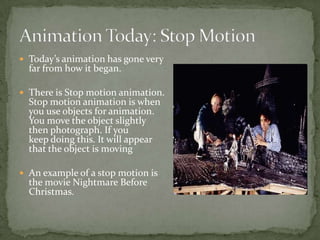 History of animation | PPTX
