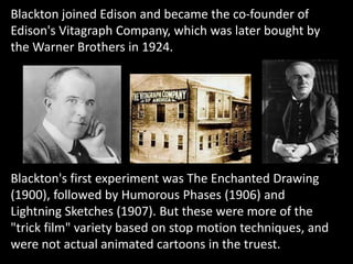 1906 First Animated Cartoon
