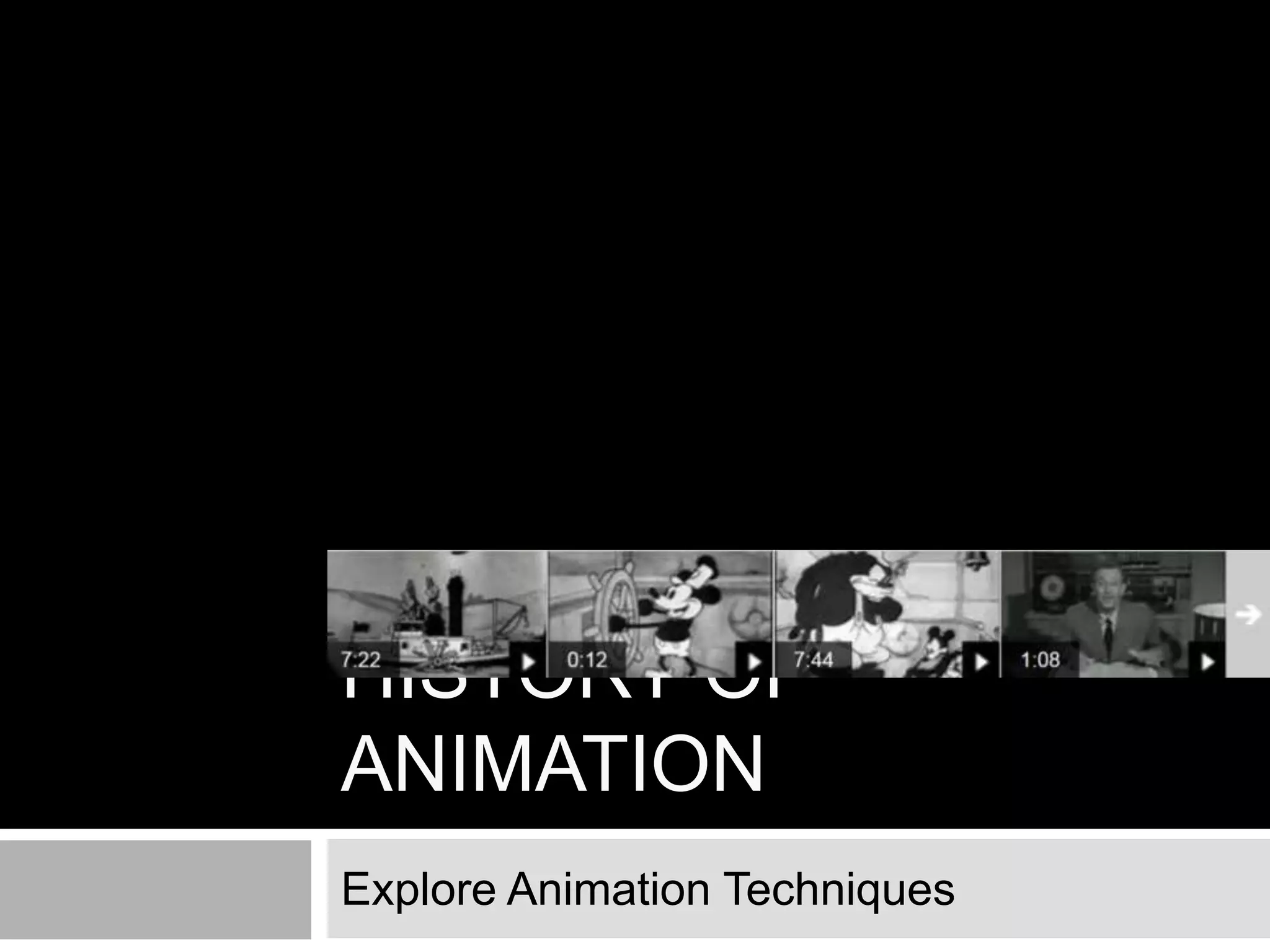 History of Animation | PPTX