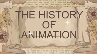 Computer Subject (Animation): The history of animation.pptx