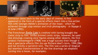 History of animation in brief | PPTX