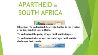 Historyofapartheidinsouthafrica 140311044105-phpapp02 | PDF