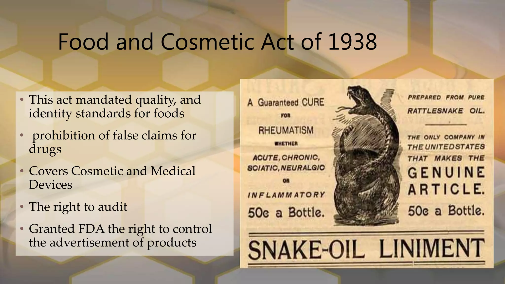History of FDA approval | PPT