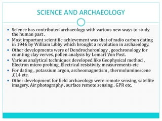 History of archaeology in global context | PPTX