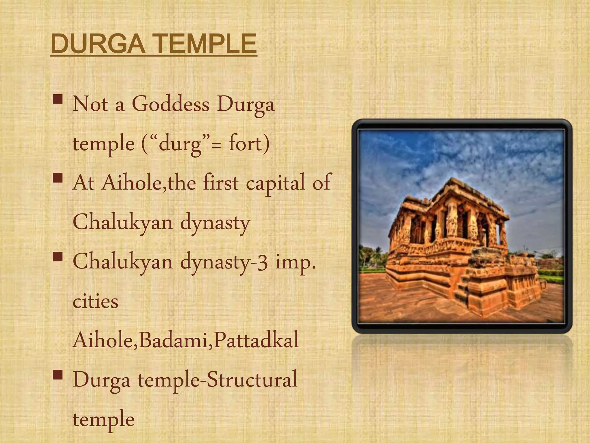 Durga Temple | PPTX