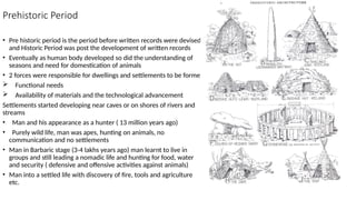 History of Architecture prehistoric period onwards | PPT
