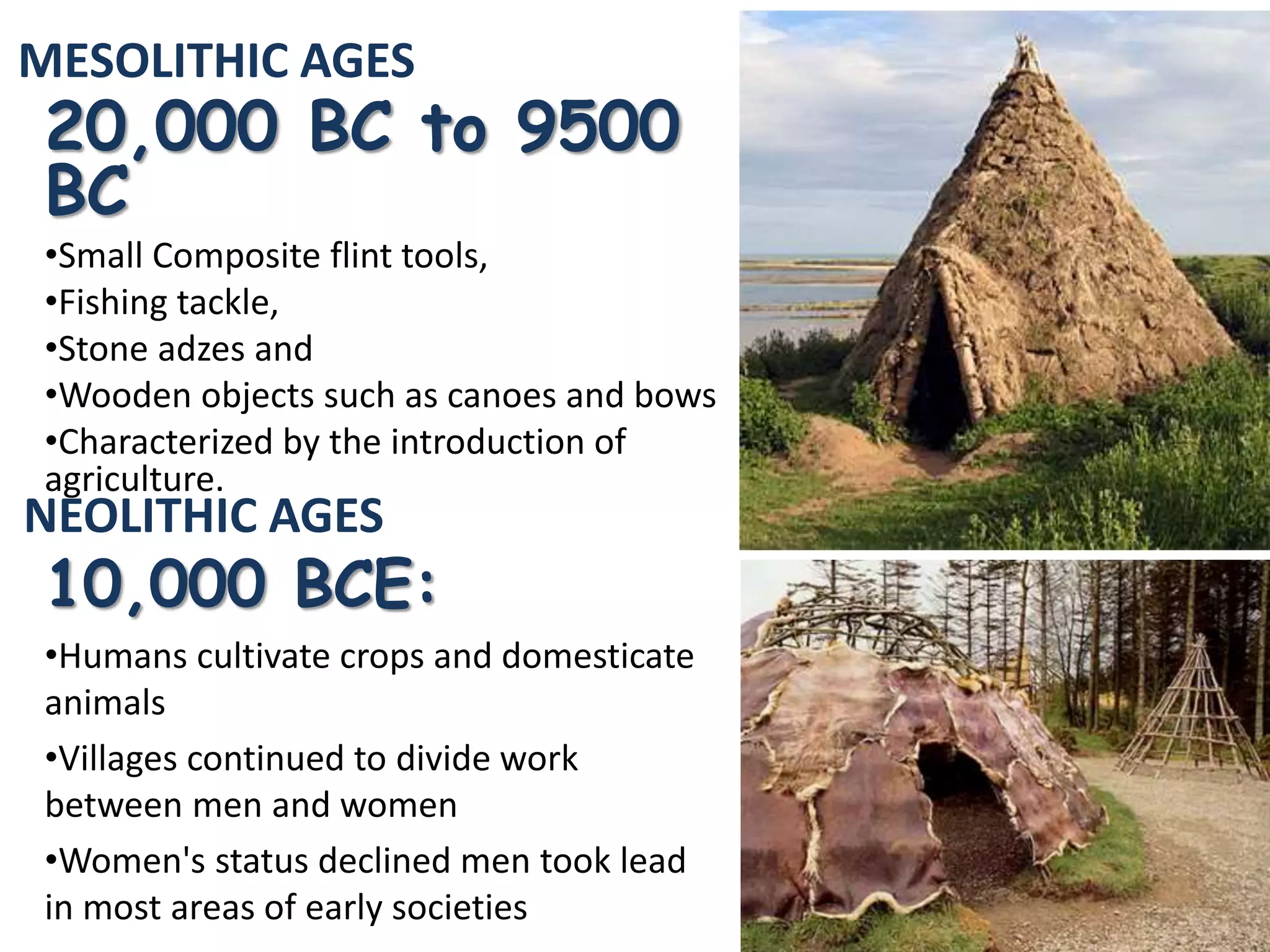 Prehistoric Culture & Shelter | PPTX