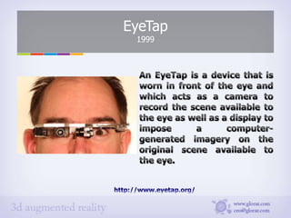 History of Augmented Reality devices | PPTX