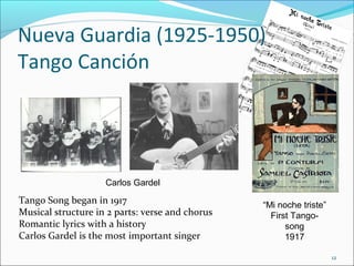 History of Argentine Tango | PPT