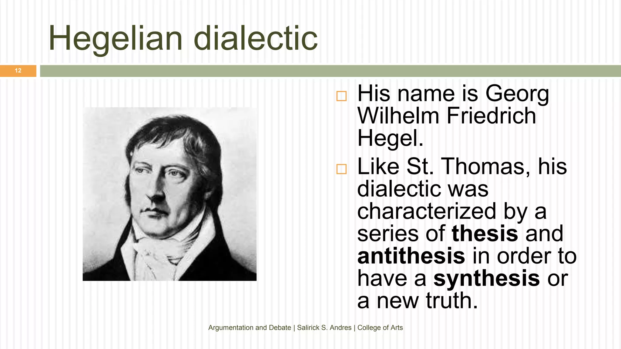 History of argumentation and debate | PPTX