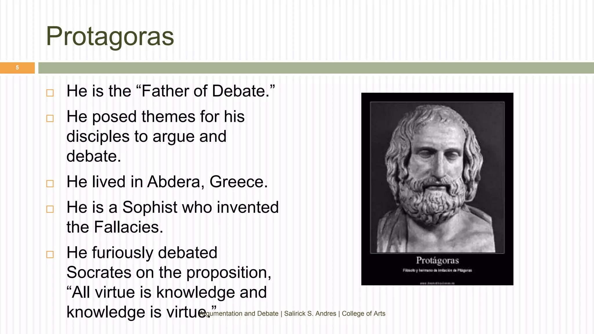 History of argumentation and debate | PPTX