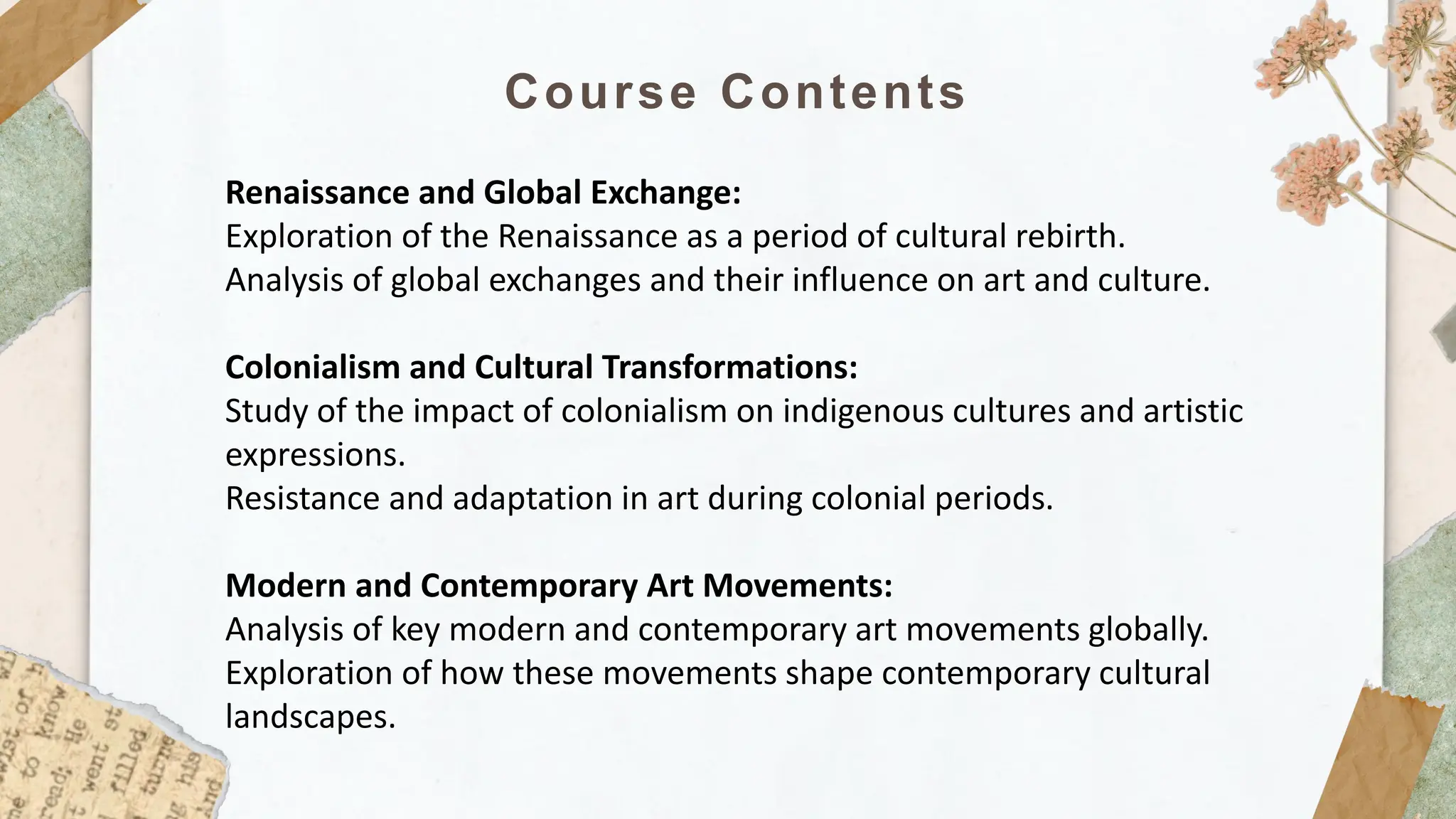 history of art and culture, definitions and overview | PDF