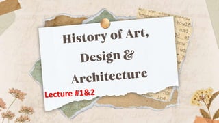 history of art and design at aror university 1.pptx