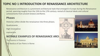 History of art architecture for the students of architecture | PPTX