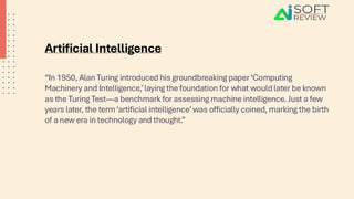 The History of Artificial Intelligence: From Ancient Ideas to Modern ...