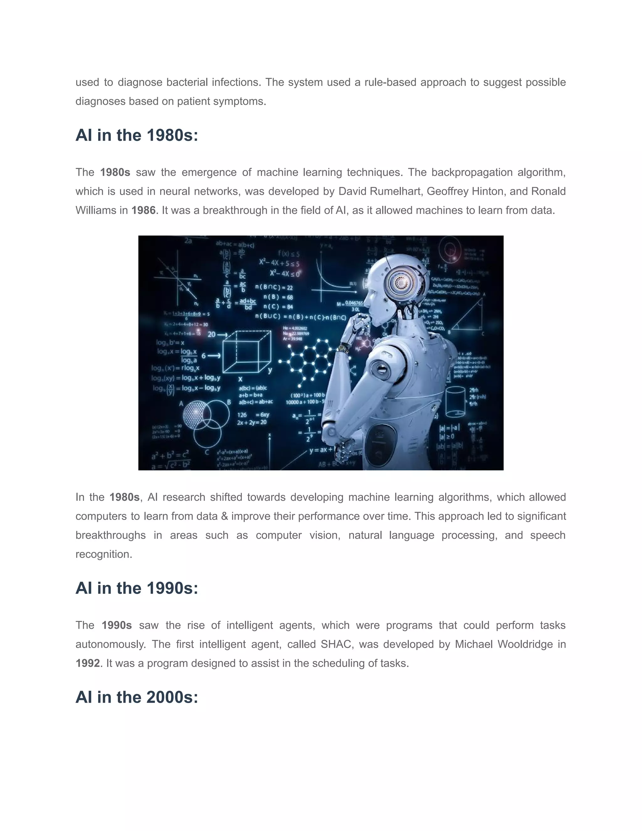 History of Artificial Intelligence Evolution of AI.pdf | Artificial ...