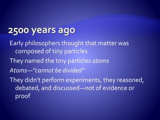 History of atomic theory | PPTX