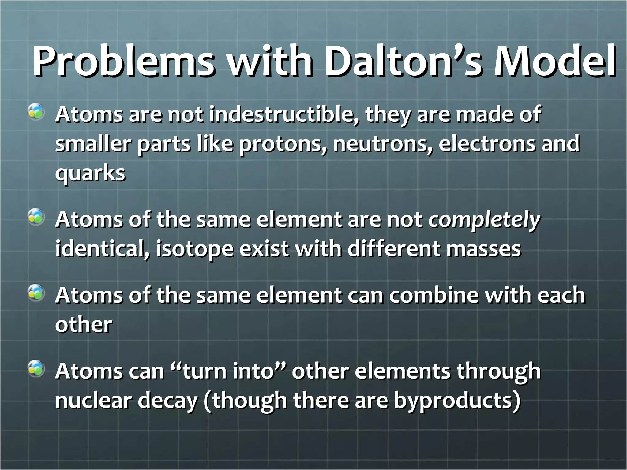 History Of Atom Notes | PPT