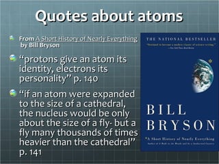 History Of Atom Notes | PPT