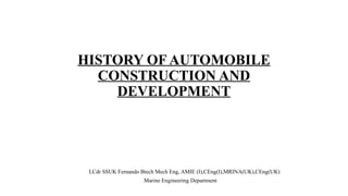 History of automobile development and its progress through the time | PPT
