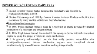 History of automobile development and its progress through the time | PPT