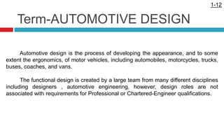 History of automotive design | PPTX