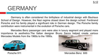 History of automotive design | PPTX