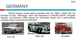 History of automotive design | PPTX
