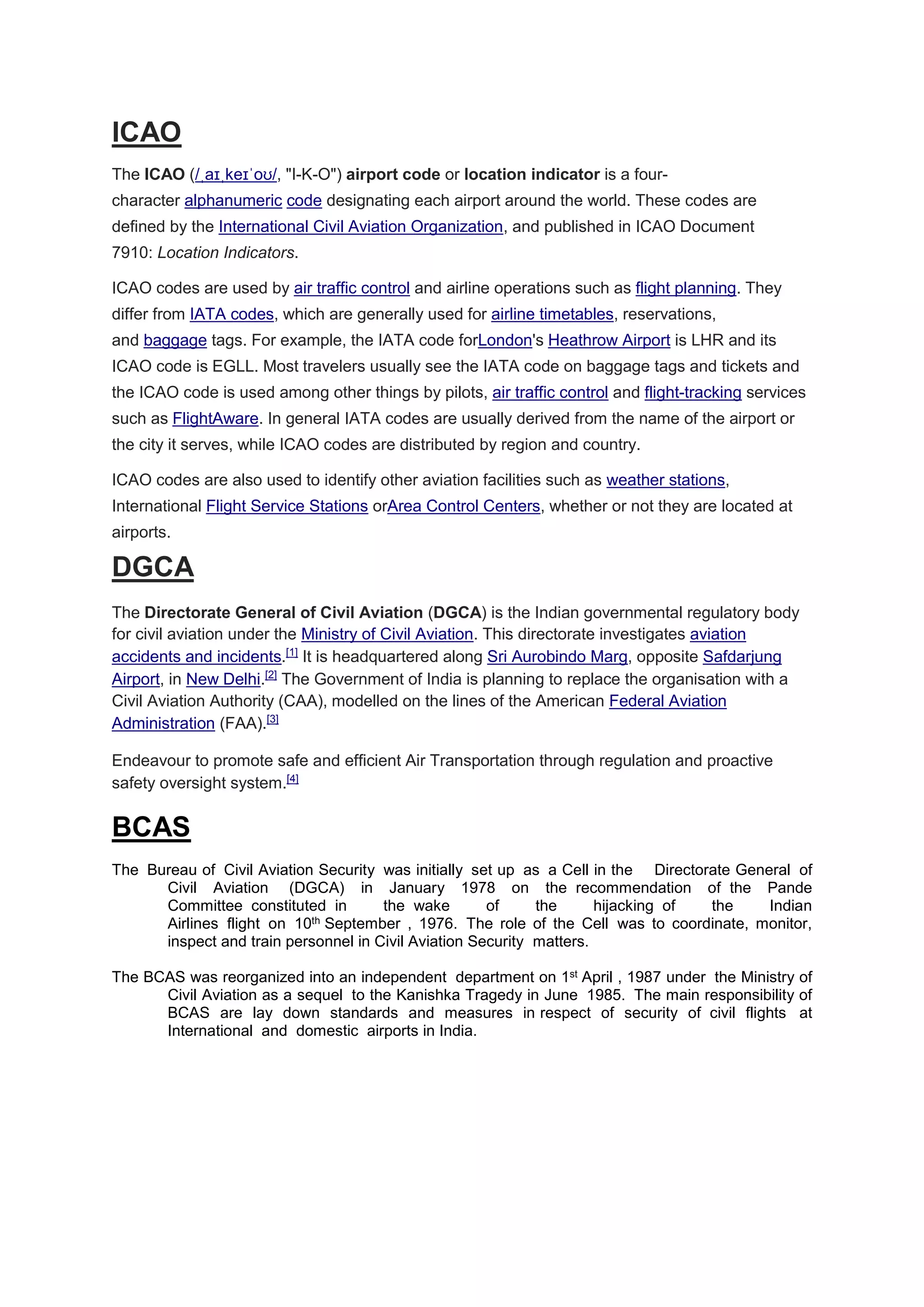 History of aviation | DOCX