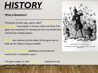 The History of Badminton and Skills .ppt