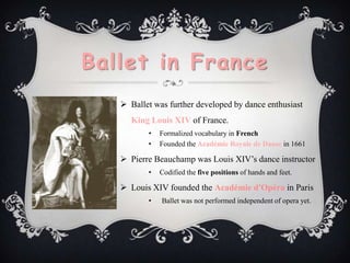 History of ballet | PPTX