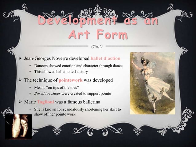 History of ballet | PPTX | Dance | Fine Art