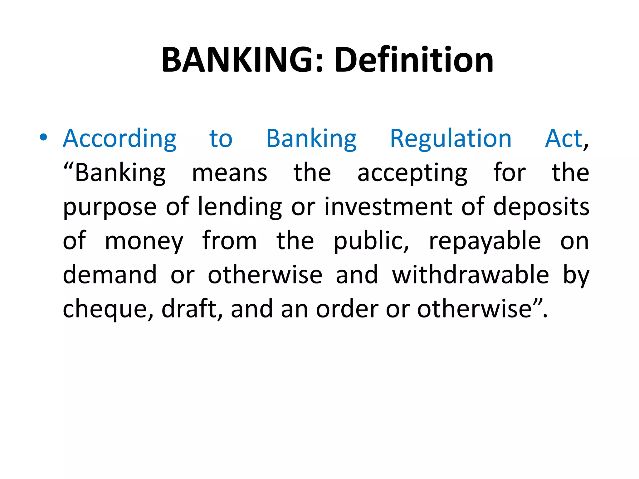 History of banking | PPTX