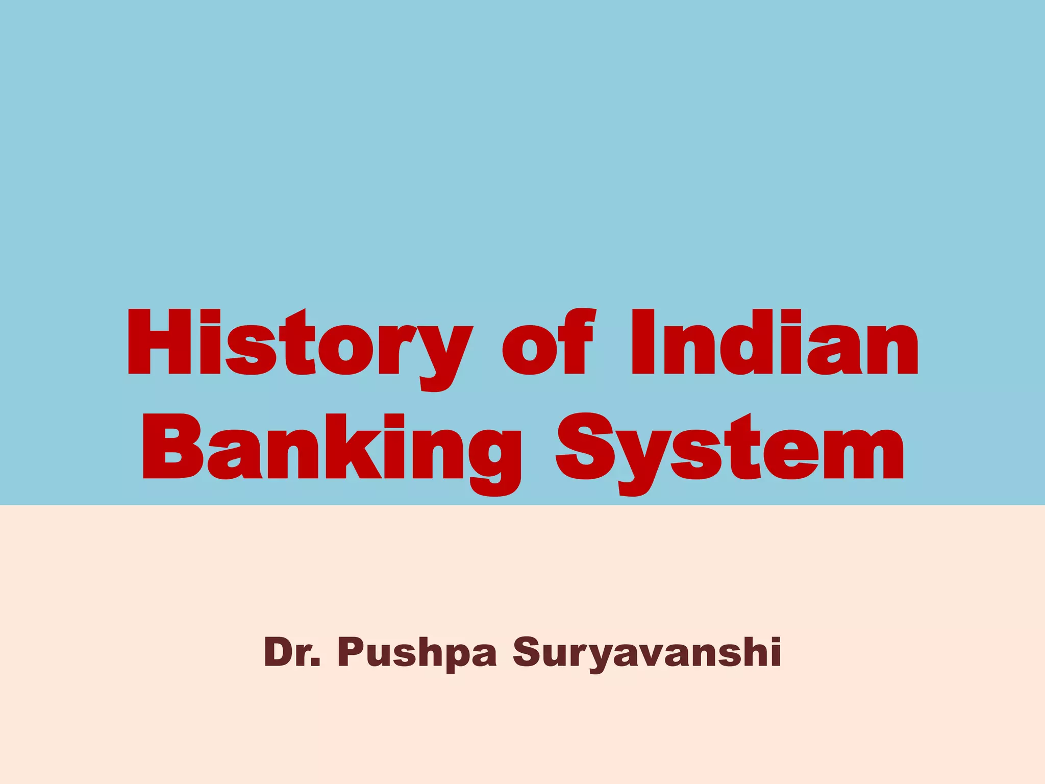 History of banking | PPTX