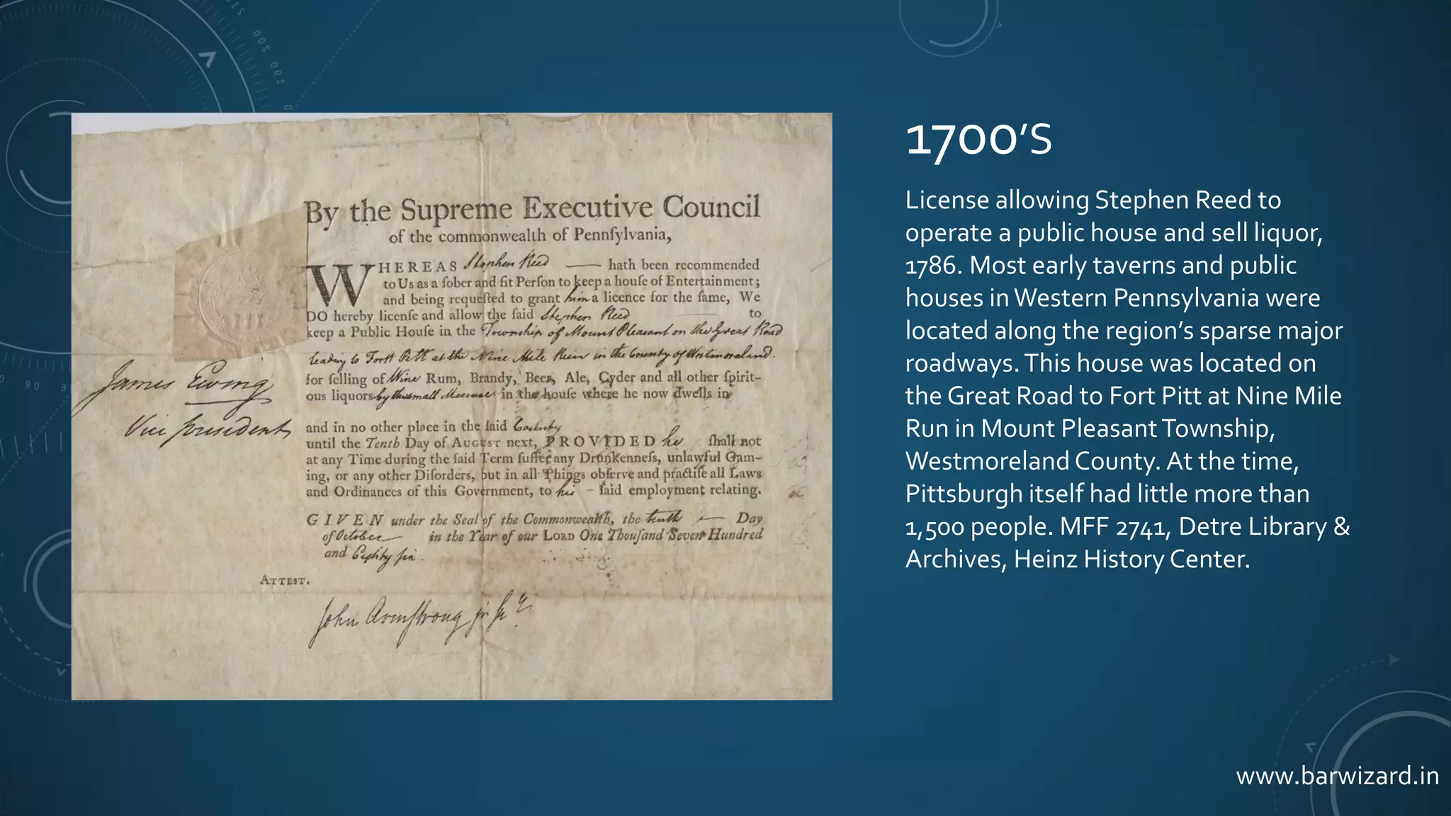 History of bartending | PDF