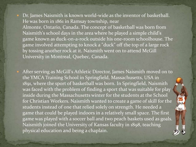 History of basketball | PPTX | Basketball | Sports