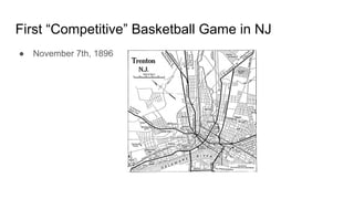 History of basketball in new jersey | PPT