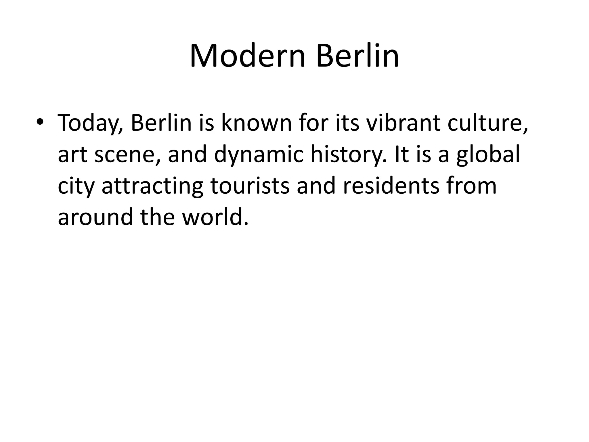 One of the great cities of Germany: Berlin | PPTX