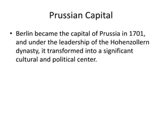 One of the great cities of Germany: Berlin | PPTX | Death, Injury, or ...