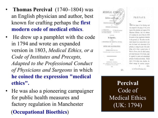 History of bioethics | PPTX | Surgery | Medical Health
