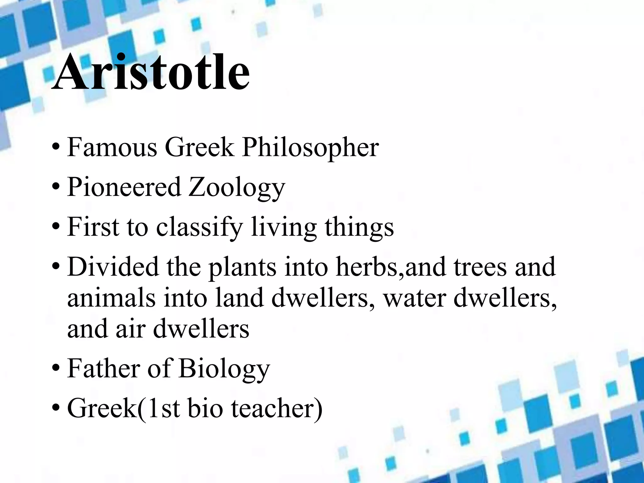 History of biology | PPTX