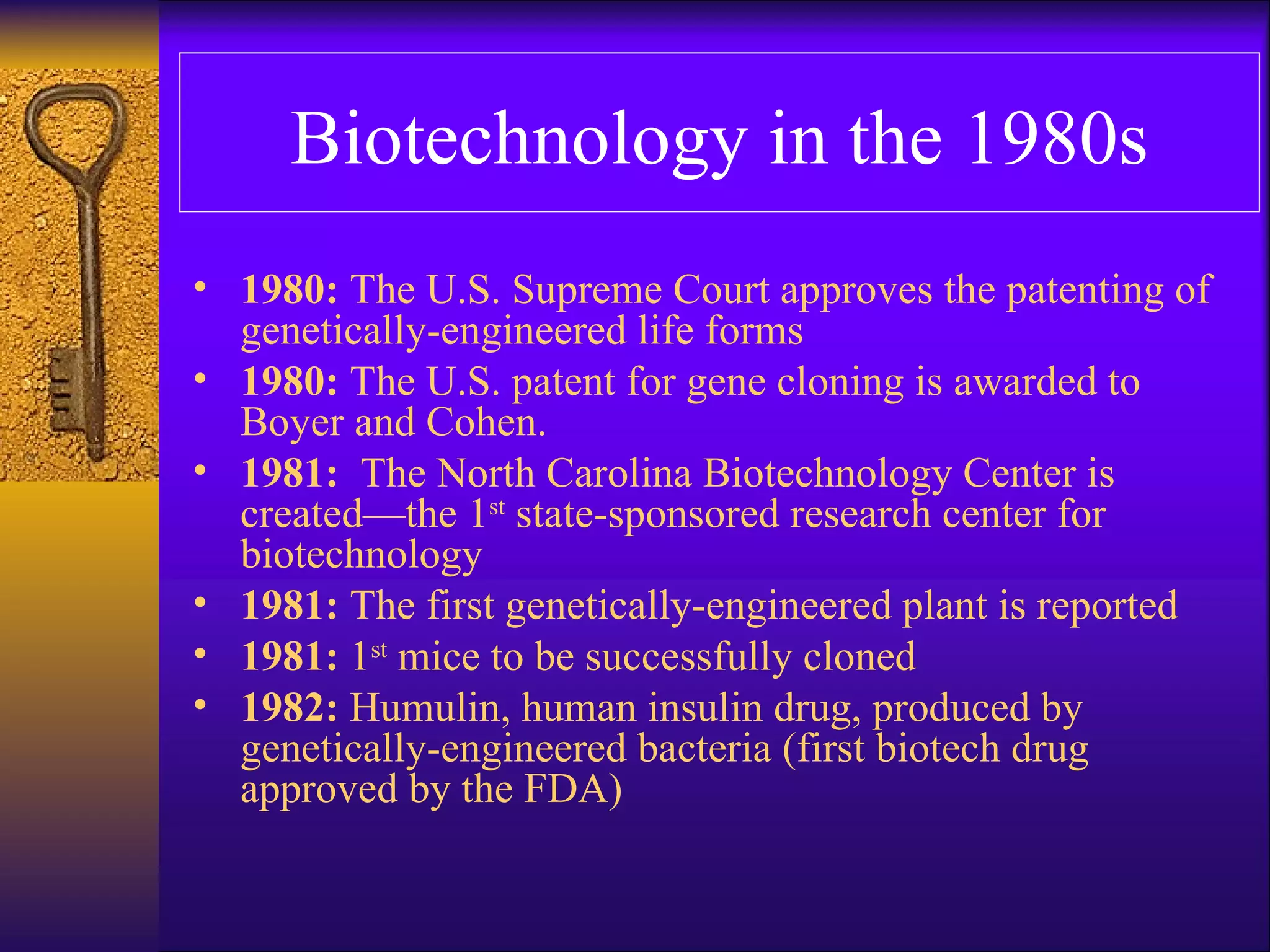 History of Biotechnology | PPT