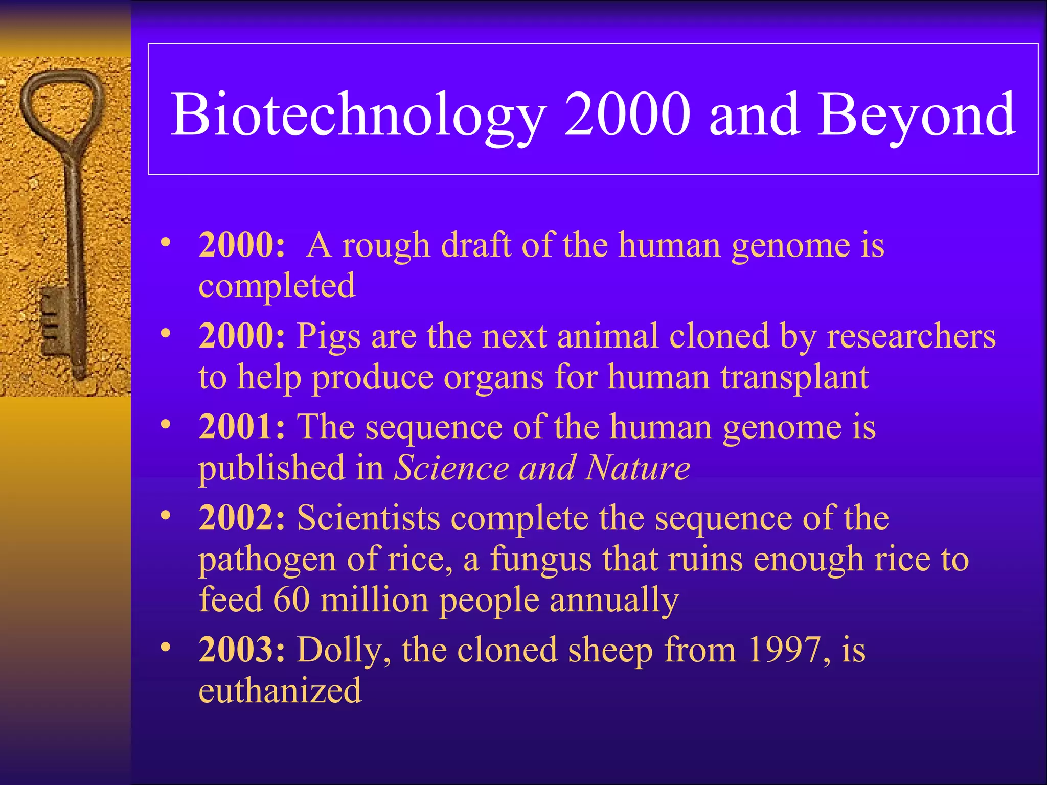 History of Biotechnology | PPT
