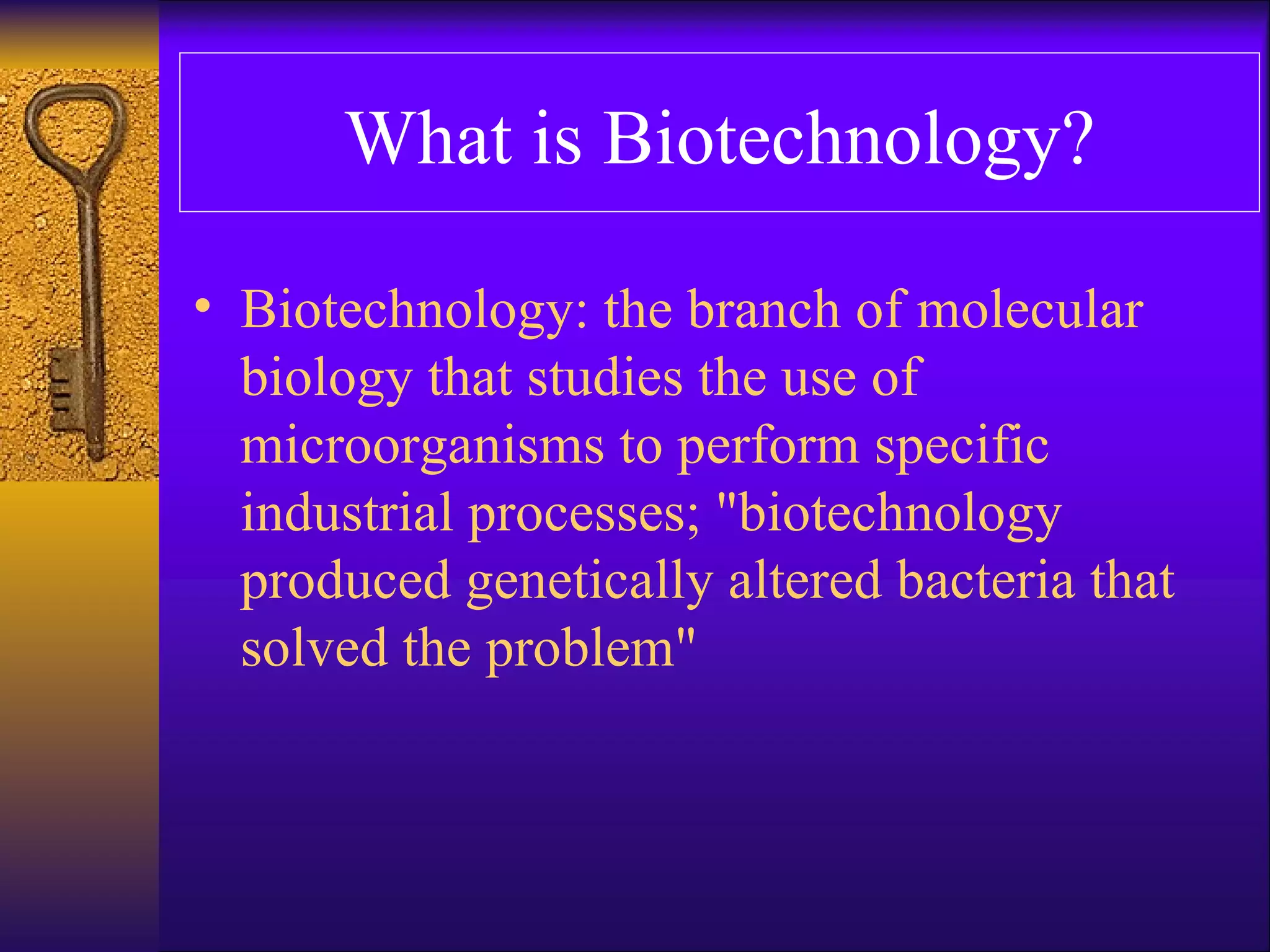 History of Biotechnology | PPT