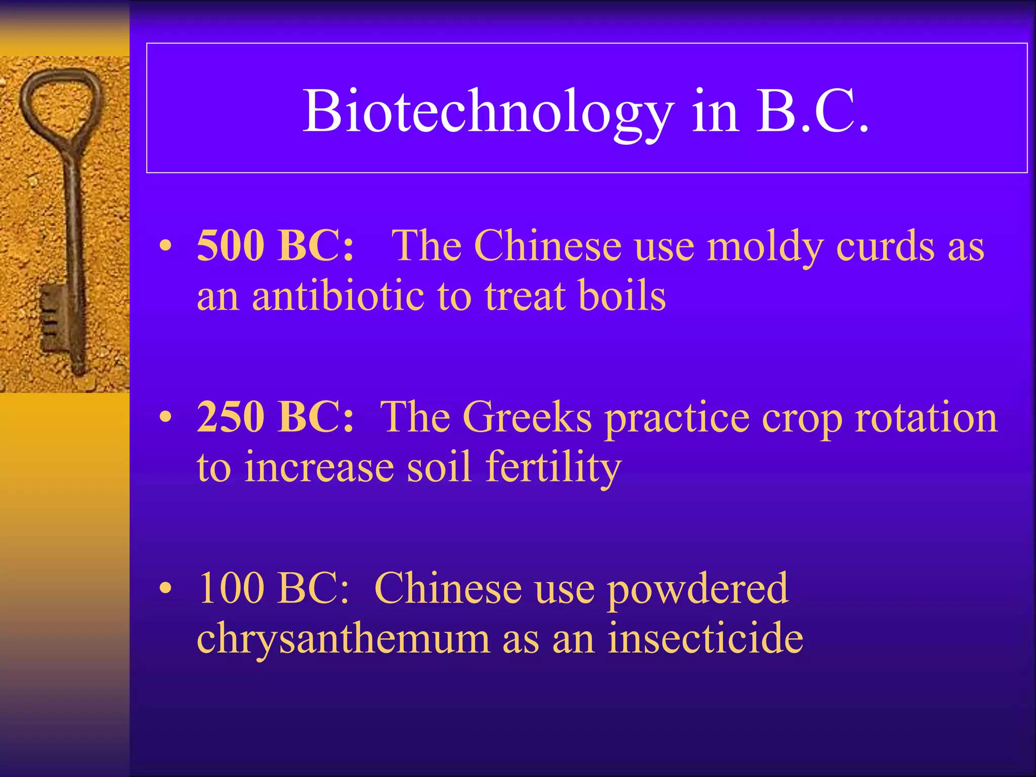 History of biotechnology 1 | PPT
